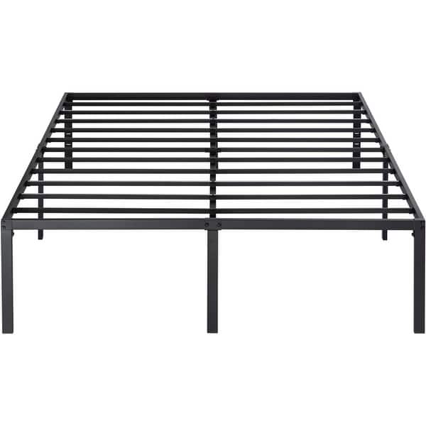 18-inch Metal Platform Bed Frame with Under-Bed Storage Space-Twin ...