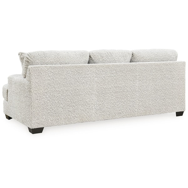 Signature Design by Ashley Brebryan White Sofa - 95"W x 45"D x 39"H ...