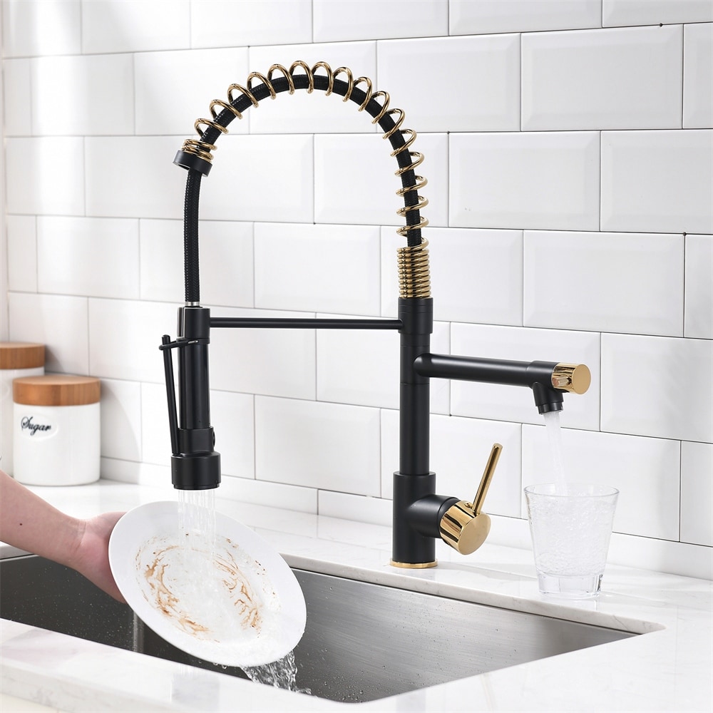 Single Handle Pull-out Kitchen Faucet - Bed Bath & Beyond - 39188862