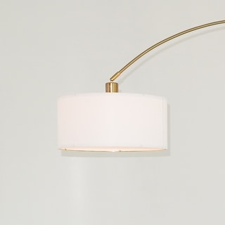 Radiant Harmony Arch Brass Floor Lamp - Bed Bath & Beyond - 40879389