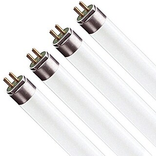 Luxrite 4 FT T5 High Output Fluorescent Tube Light Bulb Daylight 6500K ...