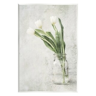 Stupell Asymmetrical Tulips Country Jar Wall Plaque Art by Lori Deiter ...