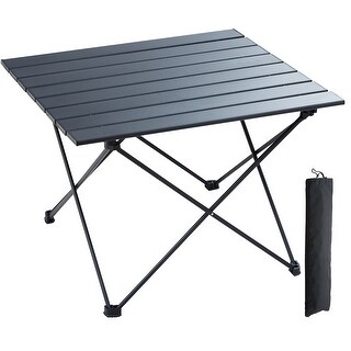 VEVOR Folding Camping Table, Outdoor Side Tables Aluminum Alloy with ...