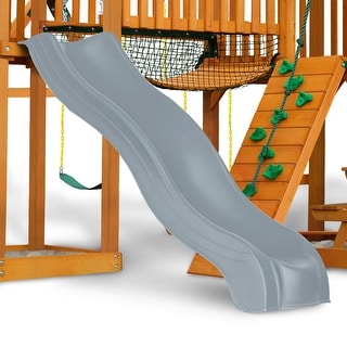 Swing-N-Slide Gray 8-Ft Apex Slide - Mounts to 4-Ft. Platforms - Bed ...