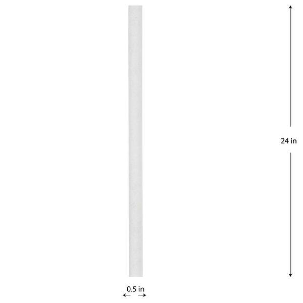 Stem Extension Kit In A White Plaster Finish - White Plaster - 0.5 in x ...