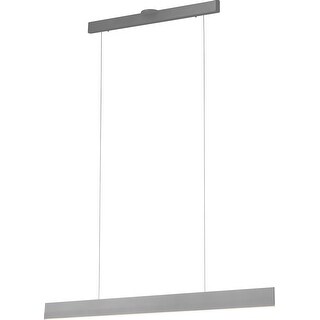 PageOne Lighting Prometheus 8.20 pound Satin Aluminum LED Pendant - Bed ...