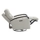 Spruce & Spring Regan Leather Power Recliner Swivel Glider Rocker with ...