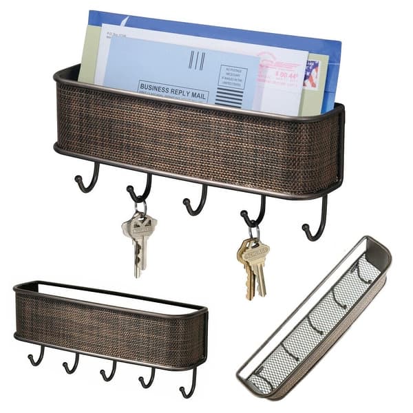 Wall-Mounted Mail and Key Organizer Shelf - Bed Bath & Beyond - 39312143