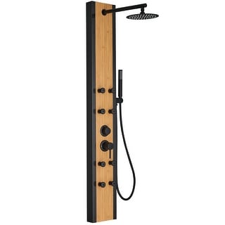 57 In. 8-Jet Shower Tower Shower Panel System - Bed Bath & Beyond ...