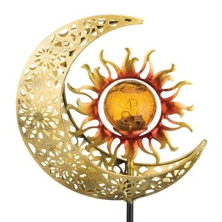 Filigree Sun Moon Solar Stake - Bed Bath & Beyond - 36689144
