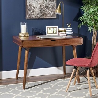 Mid-Century Modern Writing Desk with Storage Drawer - Bed Bath & Beyond ...