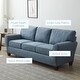 Brookside Abby 88" Upholstered Rolled Arm Sofa - Bed Bath & Beyond ...