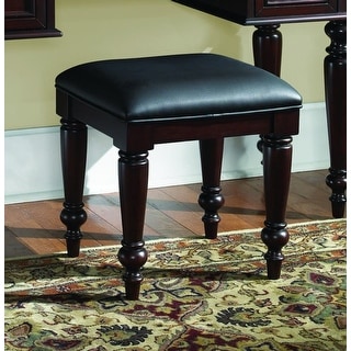 Lafayette Brown Vanity Bench - Red - Bed Bath & Beyond - 36265898
