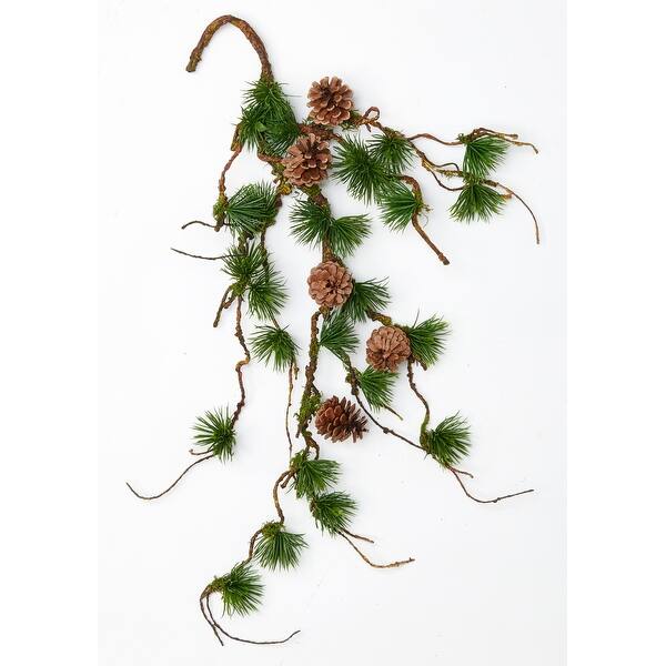 32" Pine & Pine Cone Vine - Multicolor - Bed Bath & Beyond - 38426275