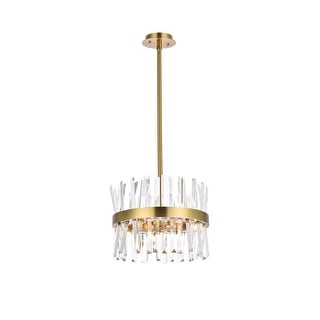 Indigo Home 16 inch crystal round pendant light - Bed Bath & Beyond ...