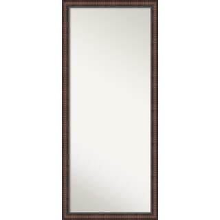 Caleb Brown Non-Beveled Framed Full-Length Floor Leaner Mirror - Caleb ...