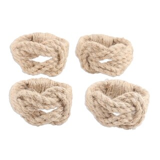 Novica Handmade Natural Caresses Natural Fiber Napkin Rings (Set Of 4 ...