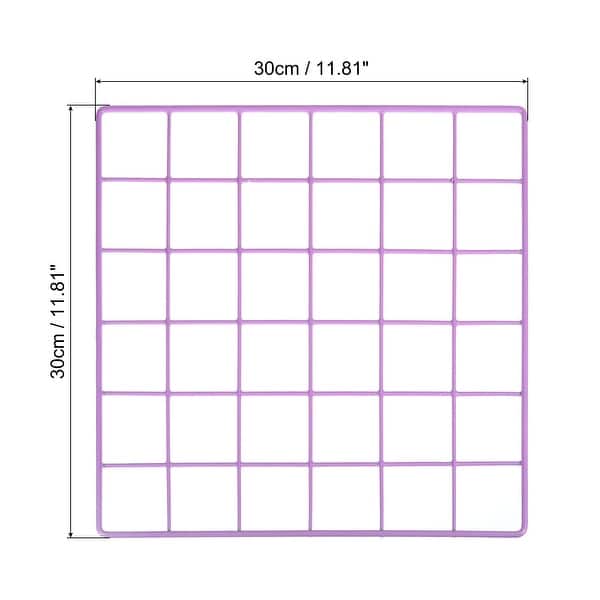 14x14" Wire Grid Panel, 2 Pack Metal Mesh Wall Decor Decorative Panels ...