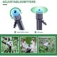 50PCS Drip Emitters Fan Shape with Stake Water Flow Adjustable for 1/4 ...