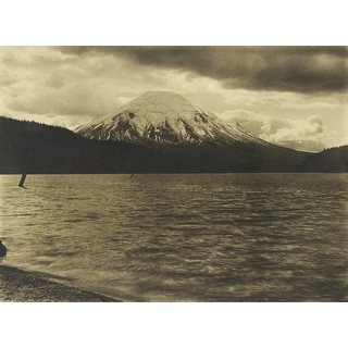 Mount St Helens From Spirit Lake In 1907 The Volcano In Washington ...