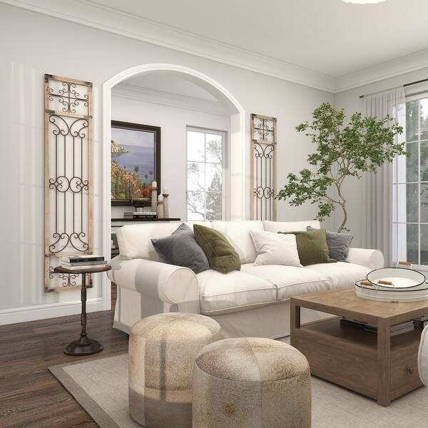 ornamental panel scroll