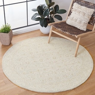 SAFAVIEH Handmade Kristien Micro-loop Modern Wool Area Rug - Bed Bath ...