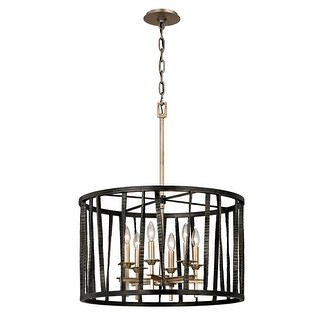 Troy Lighting F5896 Bastille 6 Light 25" Wide Chandelier - pompeii ...