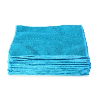 Set of 20 Double Sided Microfiber Cleaning Clothes Scratch Fiber - Bed ...