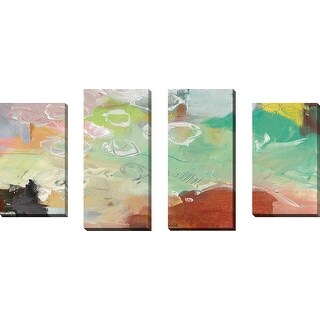 "Summer Rising III " Print on Canvas Set of 4 - Bed Bath & Beyond ...