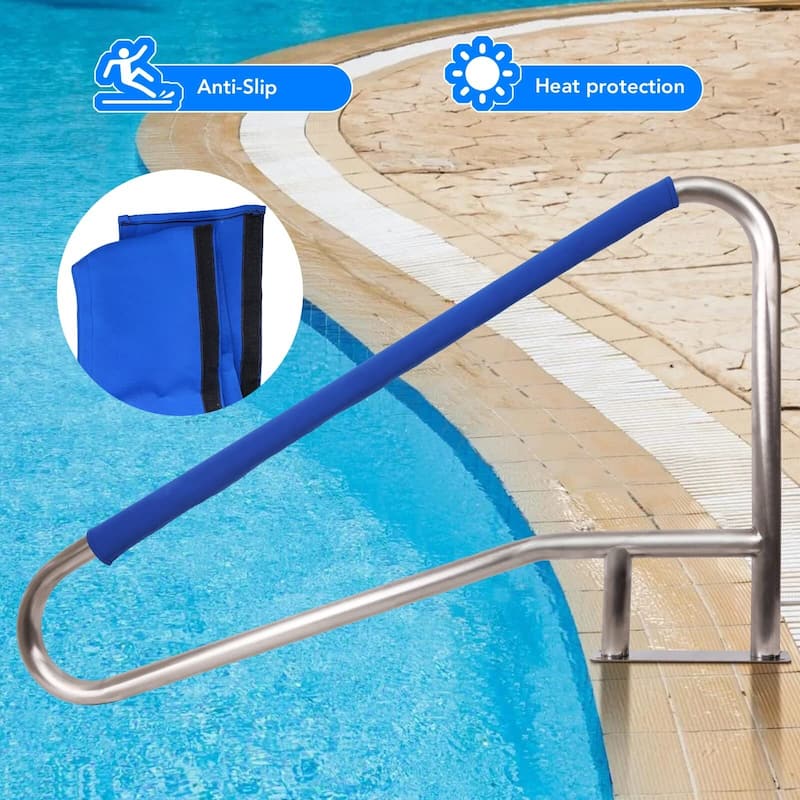 55"L x 32"H Swimming Pool Handrails for Inground Pools - On Sale - Bed ...