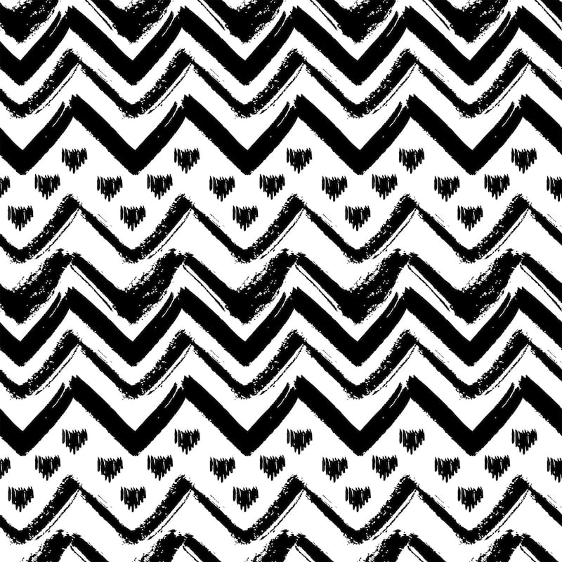 Black Zig Zag Wallpaper Bed Bath And Beyond 35647078