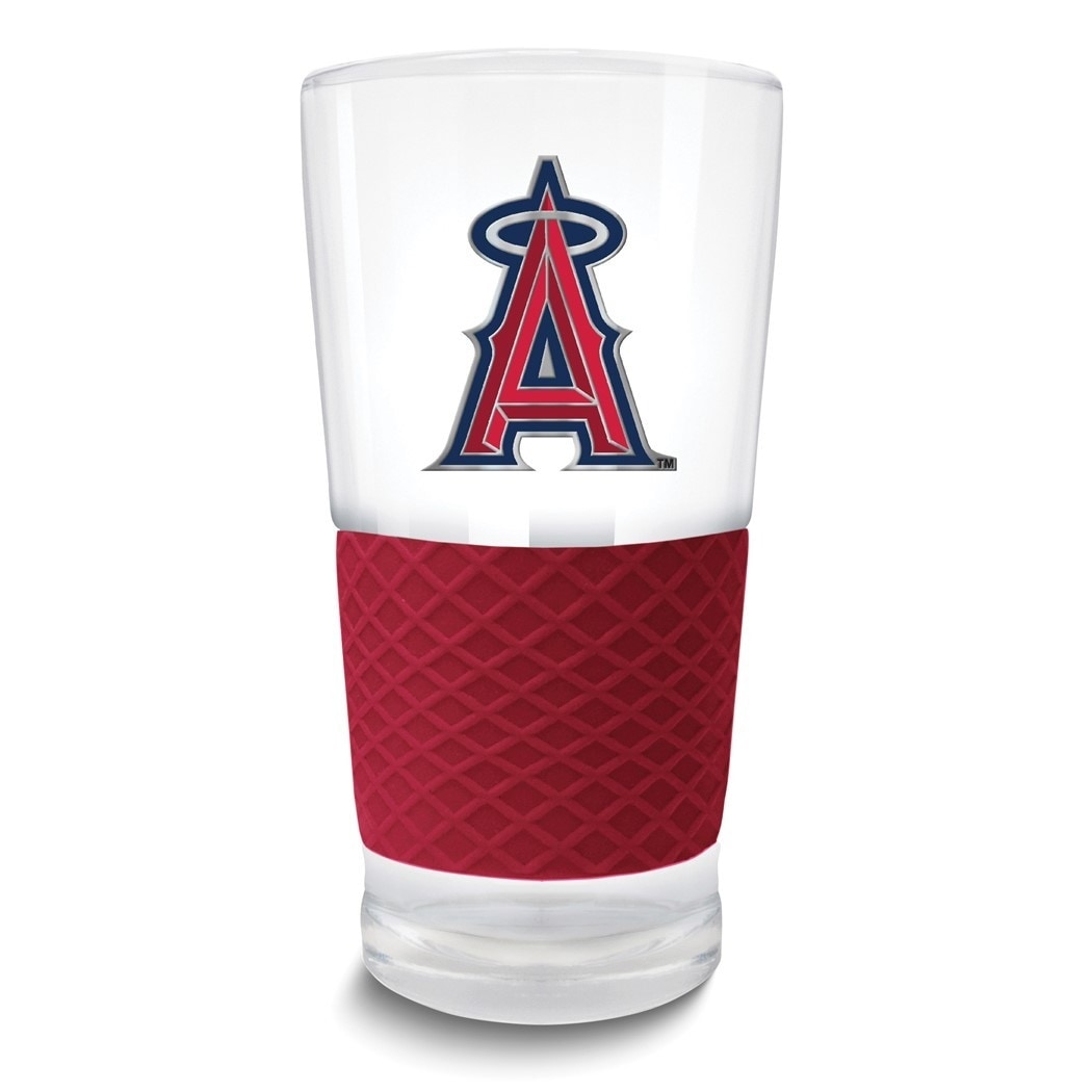 MLB Los Angeles Dodgers Score 22 Oz. Pint Glass with Silicone Grip ...