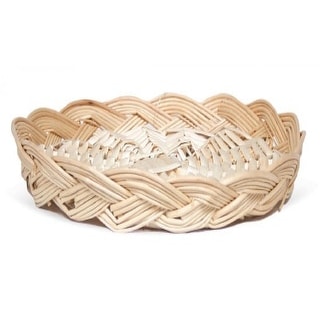 Round With Braided Edge Willow Tray - Bed Bath & Beyond - 42487451