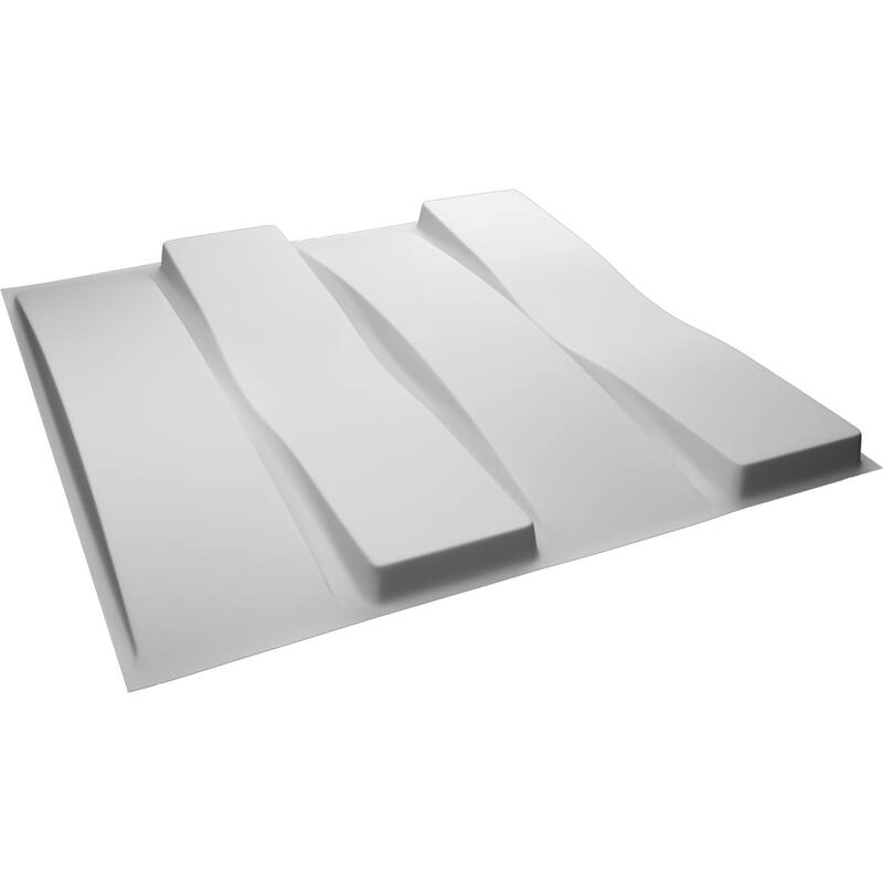 19 5/8"W x 19 5/8"H Caputo EnduraWall Decorative 3D Wall Panel, White ...