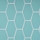 Cruz Bay Studio MKT2872 Long Hex - 11" x 11" Geometric Floor and Wall ...