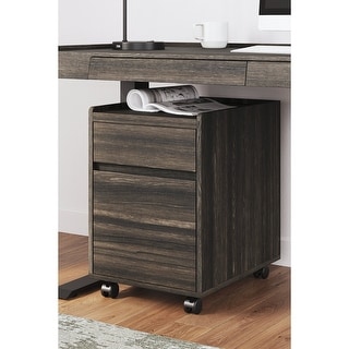 Signature Design by Ashley Zendex Brown/Beige File Cabinet - Bed Bath ...