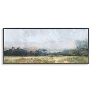 Stupell Rural Field Abstract Landscape Framed Giclee Art by Nina Blue ...