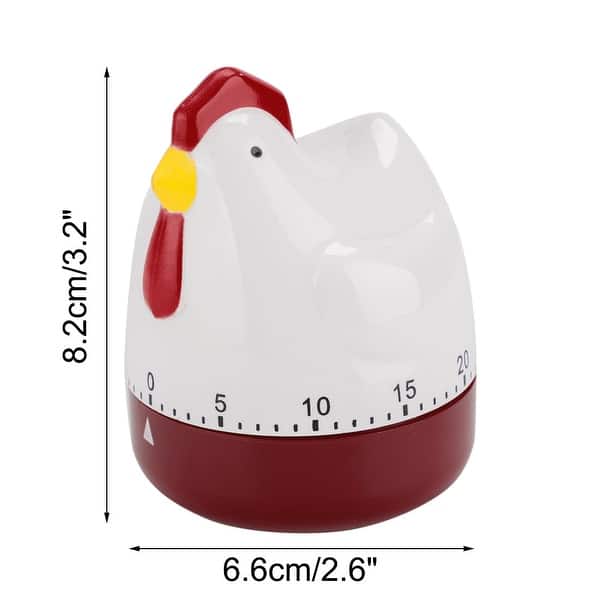 Home Kitchen Cooking Chicken Shaped Mechanical Alarm Timer 60 Seconds ...