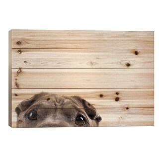 Pelei's Eyes Print On Wood by Susan Sabo - Multi-Color - Bed Bath ...