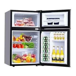 3.2 Cu.Ft Mini Fridge with Freezer Freestanding - Bed Bath & Beyond ...
