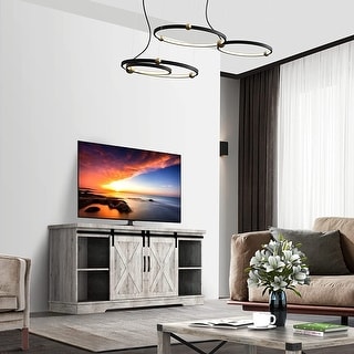 Farmhouse TV Stand, Modern TV Stand for 65 Inch Tv, 59 Inch ...