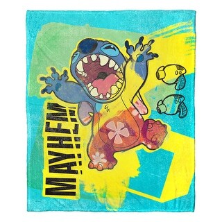Disney Lilo & Stitch Total Mayhem Silk Touch Throw Blanket - Bed Bath ...