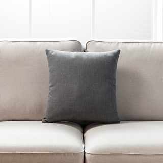 Marble Gray Linen Pillow Cover - Bed Bath & Beyond - 41972676