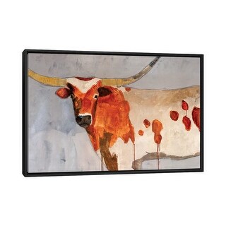 iCanvas "Longhorn Short Temper" by Julian Spencer Framed - Bed Bath ...