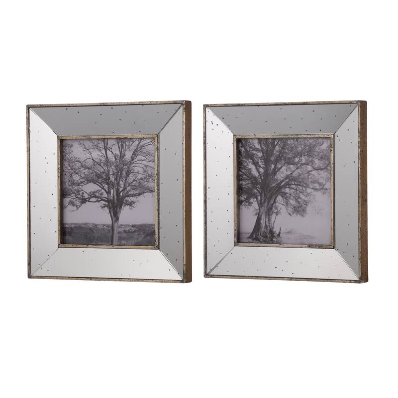 silver frames wall art