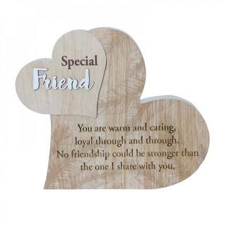 Special Friend- Heart Shape With Saying Block Sign - Bed Bath & Beyond ...