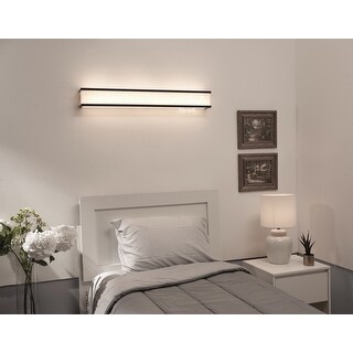 Randolph 50" LED Overbed Wall Light - 50"L x 4"Ext x 4"W x 4.88"H - 50 ...