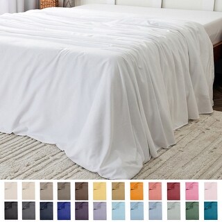 Iconic Microfiber Single Top Flat Sheet in King Size - Bed Bath ...