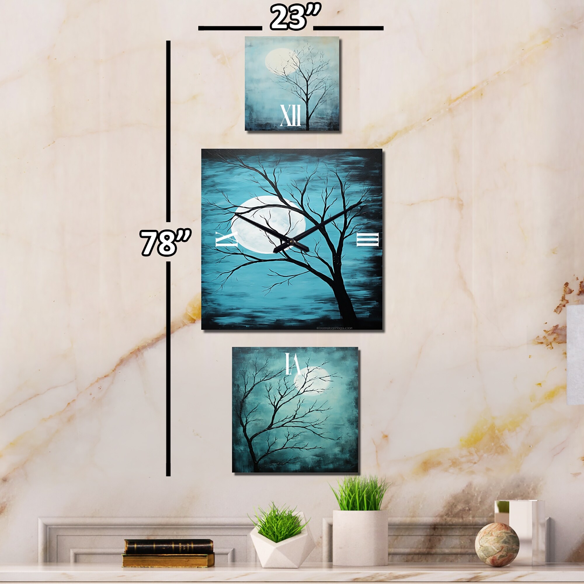 astronomy wall clock