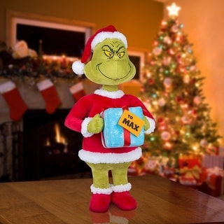 Holiday Greeter-Grinch w/Present-OPP-Dr.Seuss - Bed Bath & Beyond ...